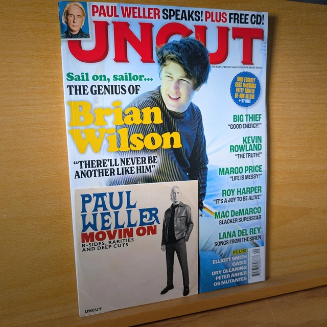 UNCUT MAGAZINE SEPT 2025 Brian Wilson Paul Weller Big Thief with MUSIC ...