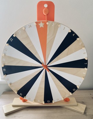 IKEA LUSTIGT WHEEL of fortune game Spin a Prize Game Party Children VGC ...