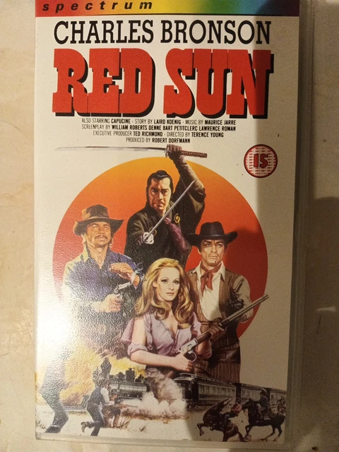 RED SUN VHS [Spectrum] Charles Bronson Ursula Andress Alain Delon ...