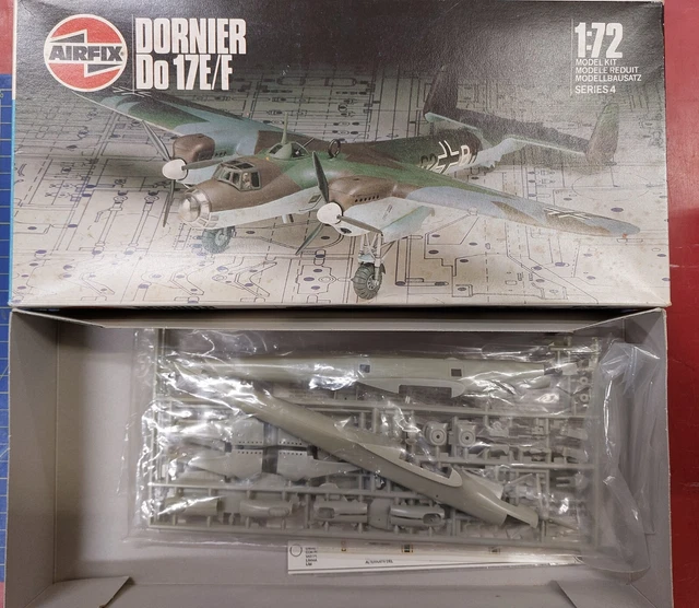 AIRFIX 1/72 SCALE Dornier Do 17E/F Model Kit £25.00 - PicClick UK