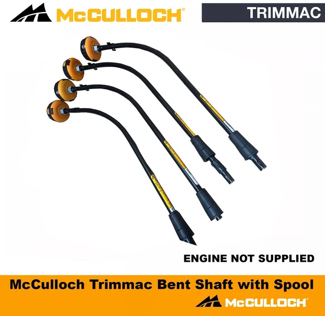 MCCULLOCH TRIMMAC BENT Shaft With Spool- Fully Working £22.00 - PicClick UK