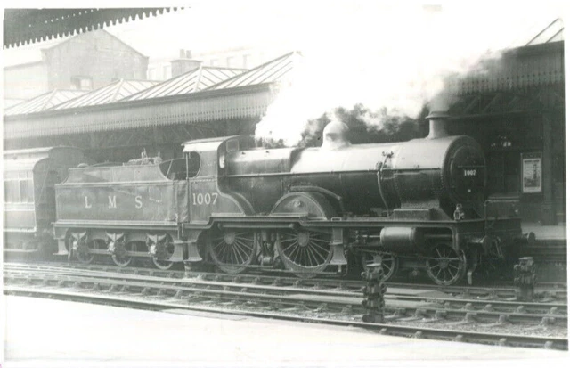 RAILWAY PHOTO LMS 4P Class 4-4-0 No 1007 at Nottingham £1.50 - PicClick UK