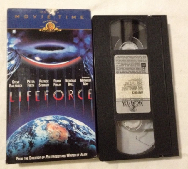 LIFEFORCE (VHS 1997) Patrick Stewart, Peter Firth, Steve Railsback ...