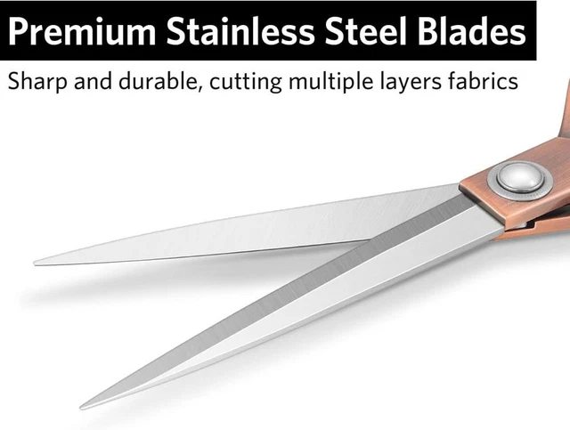 HIGH PERFORMANCE SEWING Scissors 24 cm - Professional Stainless Steel ...
