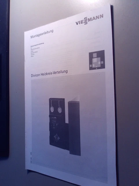 ALTE MONTAGEANLEITUNG VIESSMANN Divicon Heizkreis-Verteilung ...