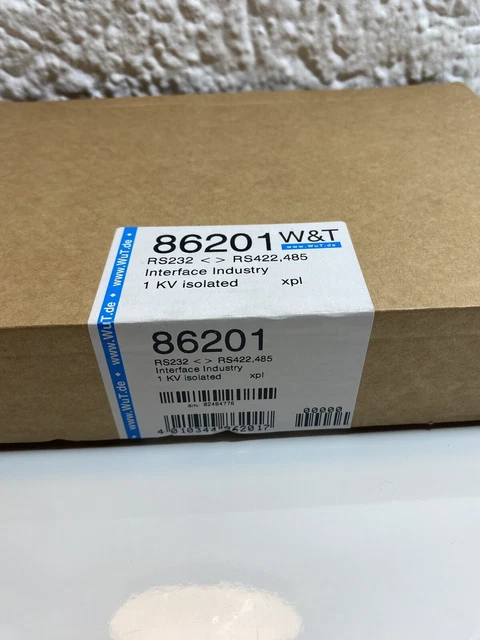 W&T 86201 INTERFACE Konverter RS232 - RS422/ RS485 NEU !! EUR 40,00 ...