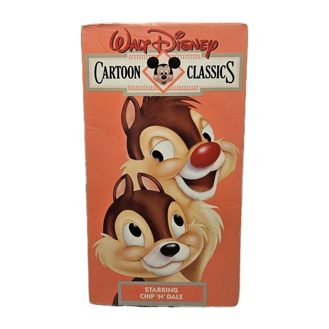 WALT DISNEY CARTOON Classics VHS Starring Chip n' Dale 1991 Vol 9 Works ...
