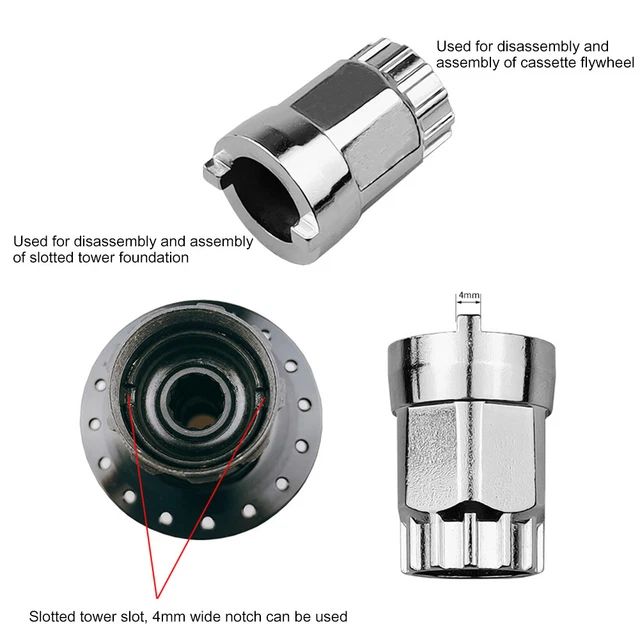 BIKE FREEHUB REMOVER Slotted Socket Wrench Hub Remove Repair Tool (Single) EUR 8,87 - PicClick FR