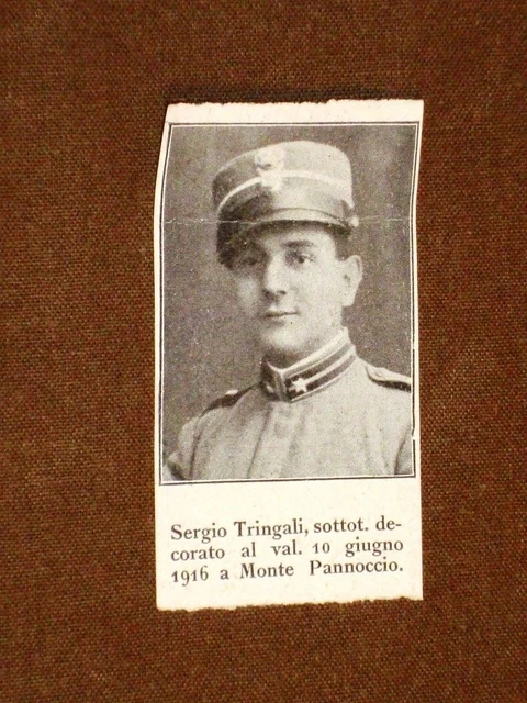 WW1 1A GUERRA mondiale 1914-1918 Caduto per la patria Sergio Tringali ...