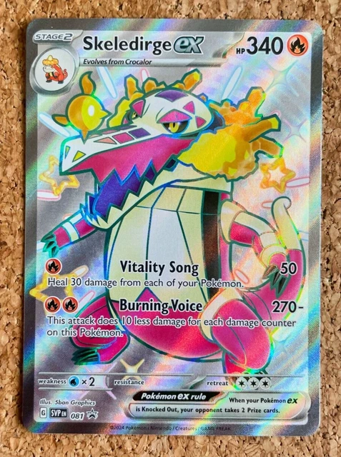 SKELEDIRGE EX 081 Promo Scarlet And Violet Pokemon $5.25 - PicClick CA