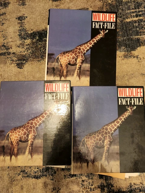 WILDLIFE FACT-FILE SET (1980s-90s) - 3 Binders. $70.00 - PicClick