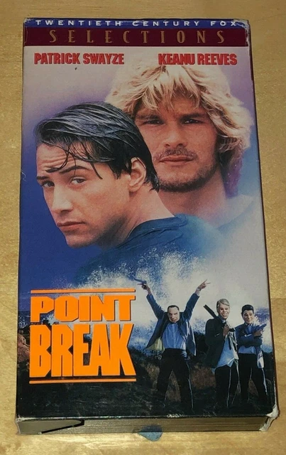 POINT BREAK VHS Tape 1995 Patrick Swayze Movie Keanu Reeves Film Action ...