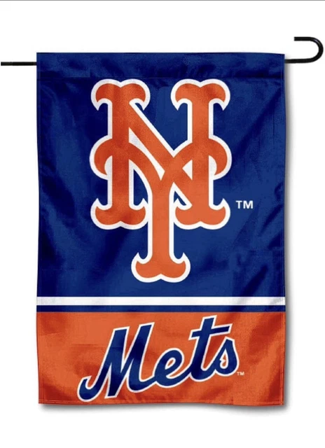 MLB NEW YORK Mets Garden Flag Double Sided MLB NY Mets Premium Yard ...