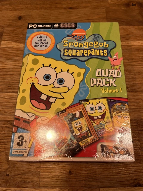 SPONGEBOB SQUAREPANTS : QUAD PACK Volume 1 - 4 FULL PC GAMES - COMPLETE ...
