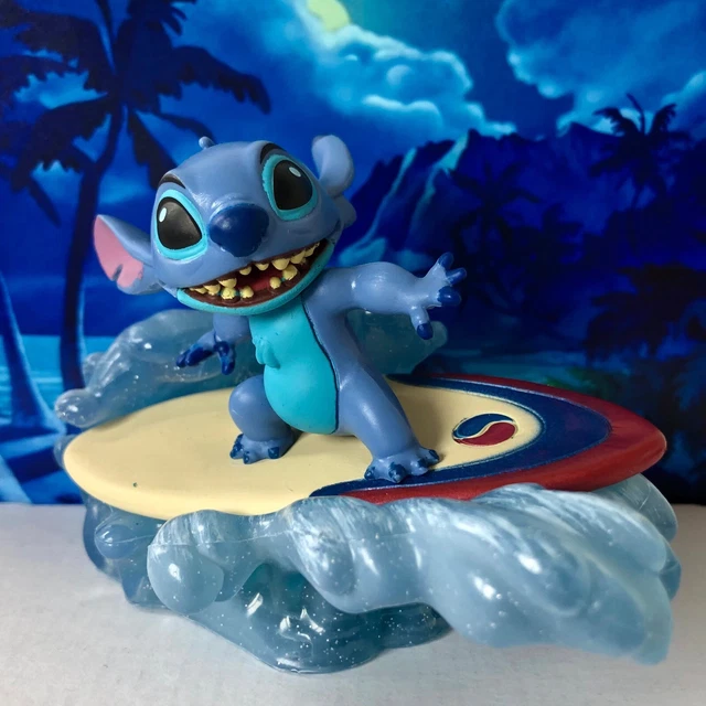DISNEY STORE LILO & Stitch Surfing Stitch 🌊 Surfboard Cake Topper/Toy ...