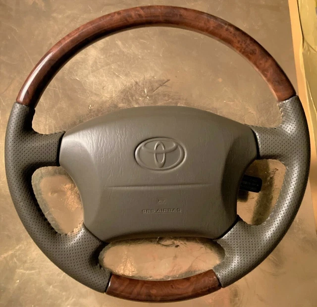 TOYOTA LAND CRUISER série 100 Lexus LX470 volant bois grain perforé EUR ...