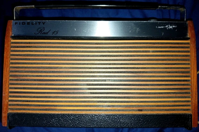 VINTAGE FIDELITY RAD 15 Retro Radio Medium / Long Wave £29.92 - PicClick UK