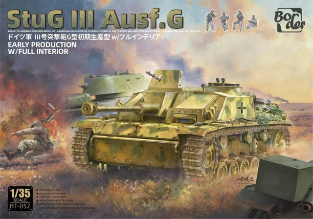 BORDER MODEL 1/35 StuG III Ausf. G Early Production w/Full Interior ...