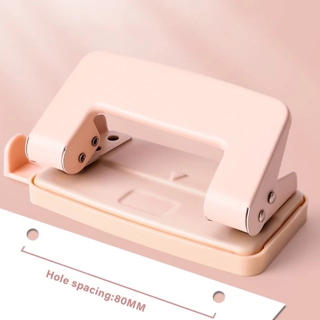 2-HOLE PAPER PUNCHER Portable Paper Punch Manual Punching Machine for ...