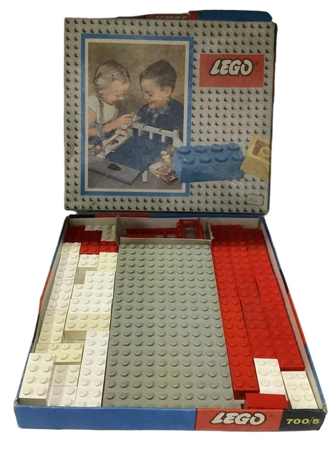 VINTAGE LEGO SYSTEM Classic: Set Edilizia Base in Scatola 700/5 - 1956 ...