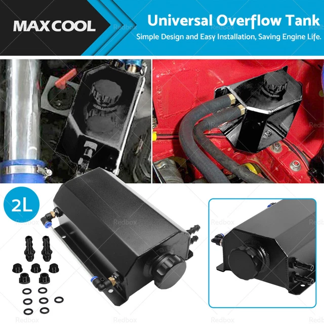 UNIVERSAL 2L COOLANT Radiator Overflow Recovery Water Tank Bottle ...