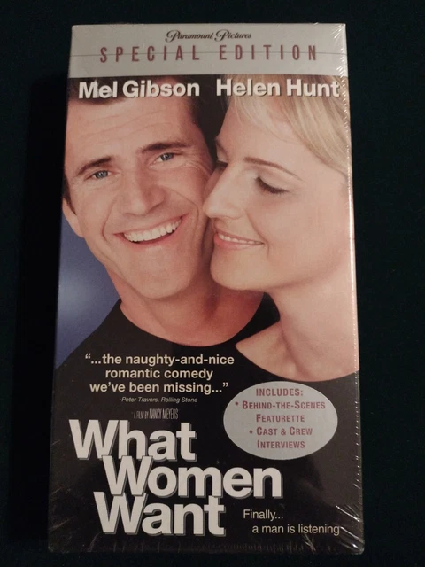 WHAT WOMEN WANT (VHS, 2001, Special Edition) Mel Gibson and Helen Hunt ...