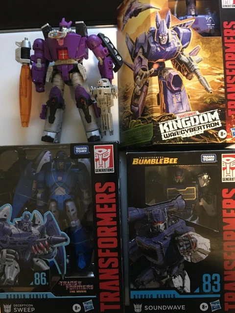 TRANSFORMERS STUDIO SERIES 86 SOUNDWAVE Galvatron CYCLONUS Decepticon ...