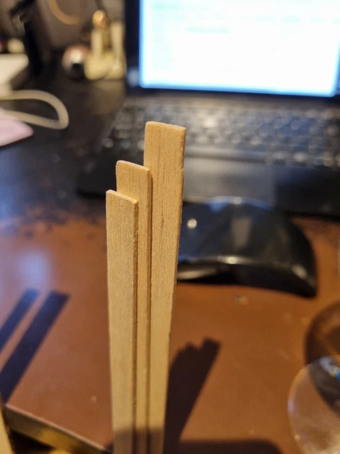 BALSA WOOD STRIP Rectangular Cross section 900 x 9 x 1.5 mm £5.00 ...