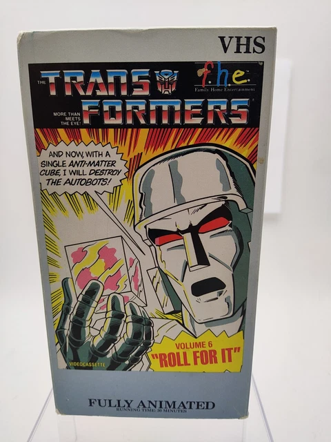 VINTAGE F.H.E TRANSFORMERS Volume 6 Roll For It VHS Tape £8.50 ...