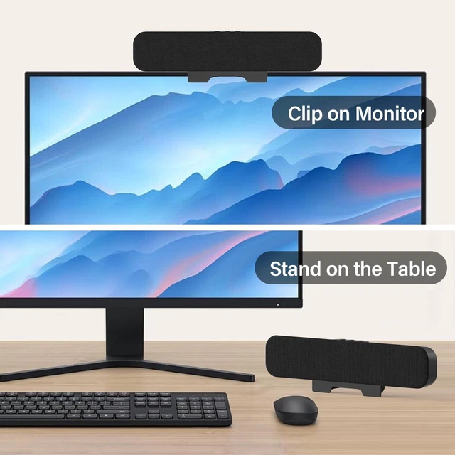 ZETIY USB COMPUTER Speaker, Monitor Speakers for PC, USB Portable ...