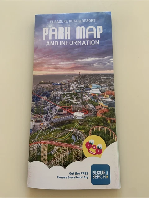 PLEASURE BEACH RESORT -Park Map And Resort Guide 2025 £4.14 - PicClick UK