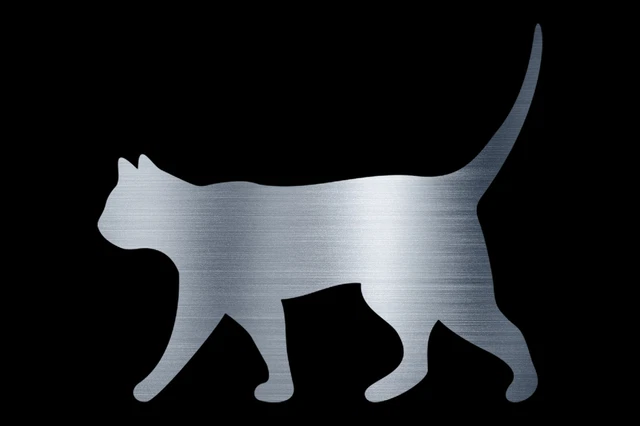 CAT OUTLINE DXF SVG CDR file Vector for CNC Plasma Router Laser Cut EUR ...