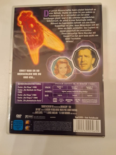 DIE FLIEGE MIT Vincent Price - Horror Klassiker - NEU EUR 14,00 ...