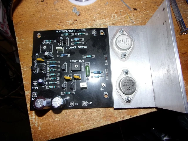 75 WRMS AUDIO lateral mosfet power amplifier module, based on Maplin ...