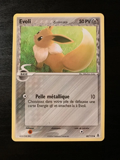 CARTE POKÉMON : Evooli 68/113 Ex Espèces Delta Française EUR 9,99 ...