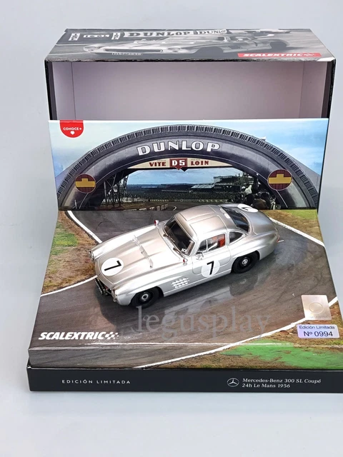 SLOT CAR SCALEXTRIC U10568S300 - Mercedes-Benz 300 SL Coupé #7 24h. Le ...
