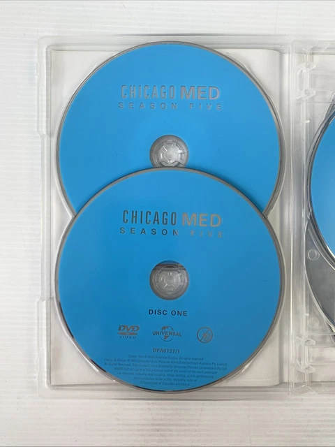 CHICAGO MED : Season 5 (DVD, 2019) Five - Very Good Condition Region 2 ...