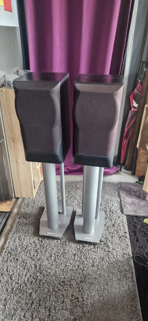 PAIR OF MISSION 730 Speakers With Mission Stands £100.00 - PicClick UK