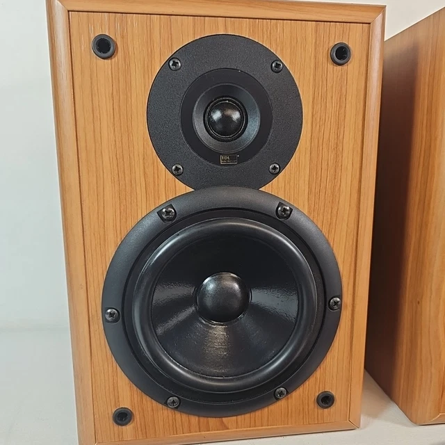 TDL NUCLEUS 2 Bi-Wire 2-Way Stereo Bookshelf Speakers 20-100w 4-8 Ohm ...