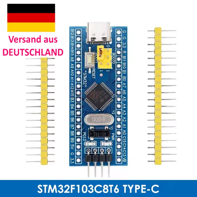STM32 F103C8T6 DEVELOPMENT Board Arduino ARM CORTEX M3 USB-C EUR 5,75 ...