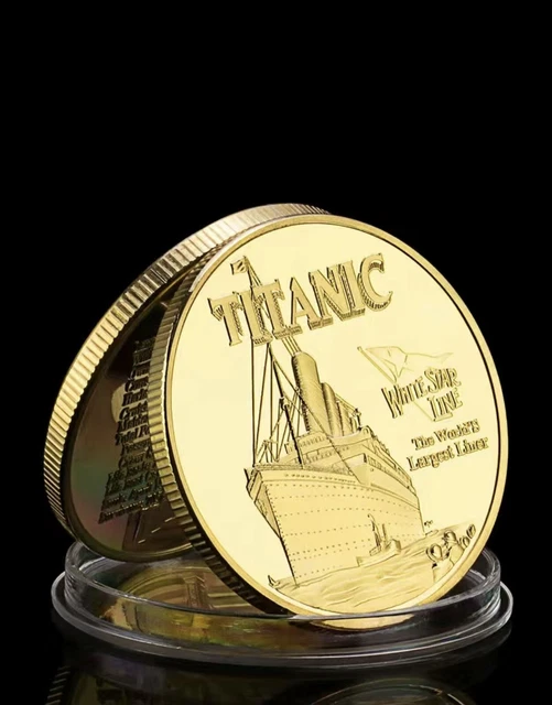 TITANIC SHIP COIN White Star Line RMS Titanic Cruise Ship Token NEW £9. ...