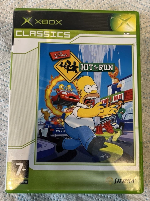 THE SIMPSONS HIT and Run Xbox original game complete with manual ...