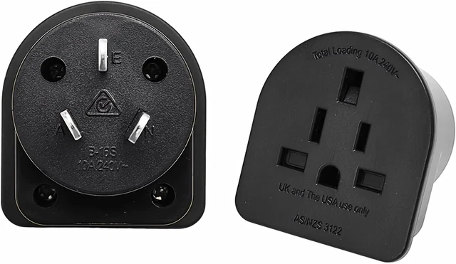 UNIVERSAL POWER ADAPTER Travel Adaptor 3 Pin SAA Approved UK/US/JP/CA ...