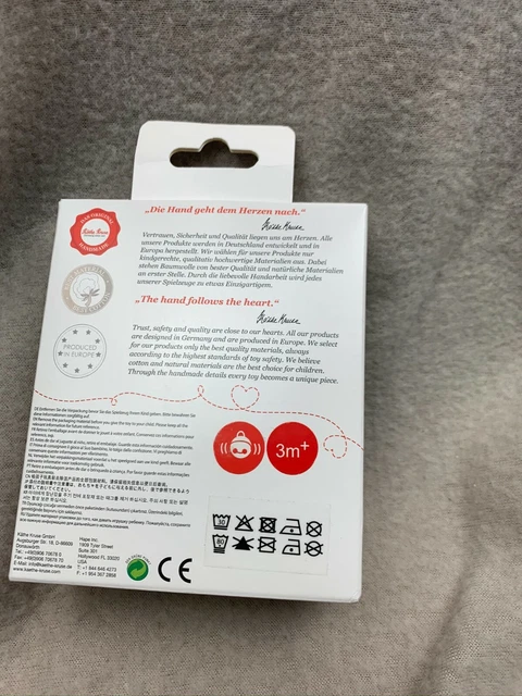 KATHE KRUSE DODDY bird chicken white 0174501 NEW greifling grabbing toy ...