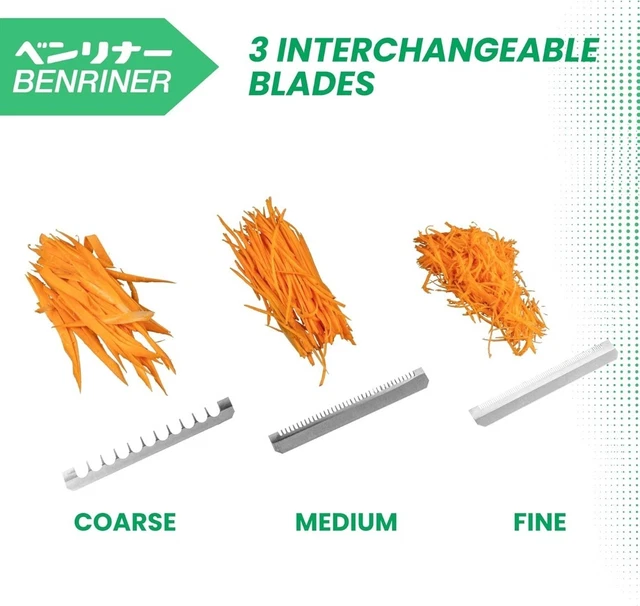 JAPANESE MANDOLIN VEGETABLE Slicer 6.4cm White Coarse Fine (4908) £15. ...