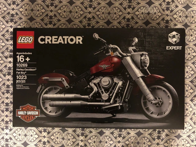 LEGO CREATOR EXPERT HARLEY DAVIDSON FAT BOY MOTORCYCLE (10269) NEW ...