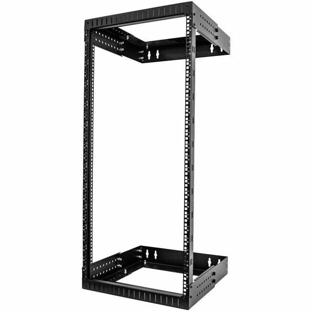 STARTECH.COM 24U 19& Wall Mount Network Rack - Adjustable Depth 12-20 ...