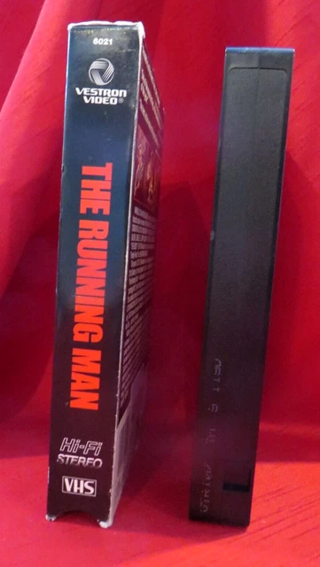 THE RUNNING MAN (1988,VHS) Vestron Video, Arnold Schwarzenegger $9.99 ...