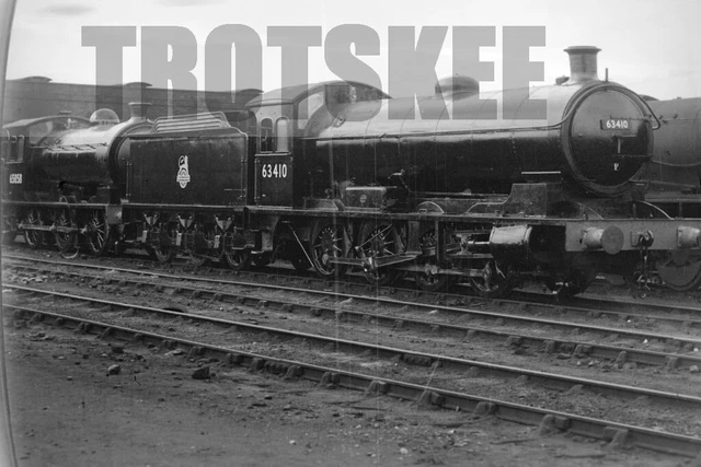 LARGER NEGATIVE BR British Railways Steam Loco 63410 Class Q6 ...