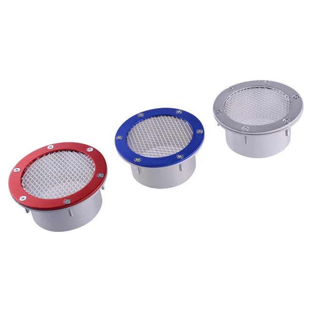 FRONT BUMPER AIR Vent Duct Grille Inlet Cold Air Intake fr Universal ...